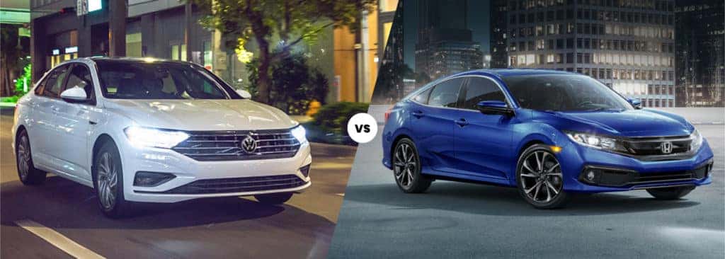 Compare the 2021 Volkswagen Jetta vs. Honda Civic | Alexandria Volkswagen