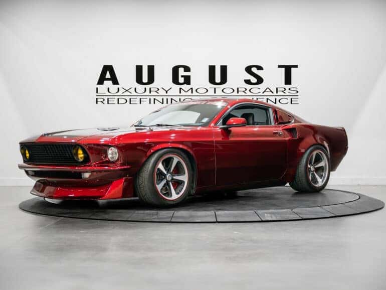 Custom 1969 Mustang Widebody Re-Creation Sold By August Motorcars