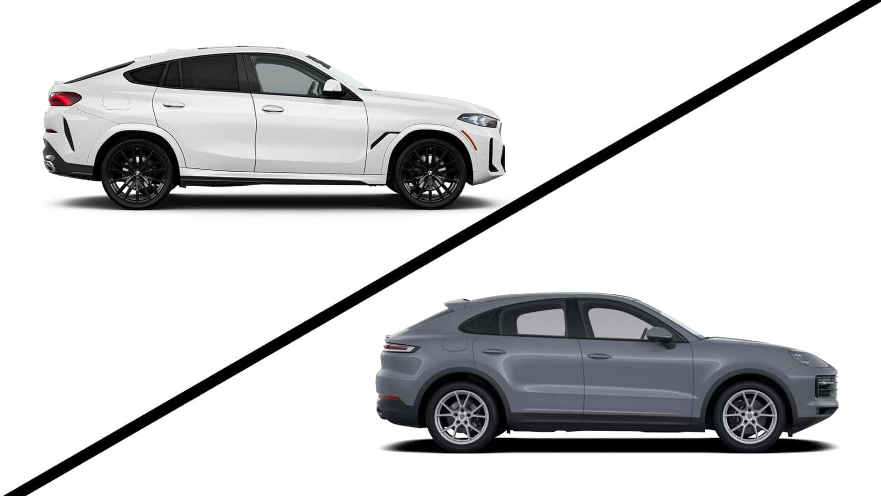 2026 BMW X6 vs. Porsche Cayenne Coupe