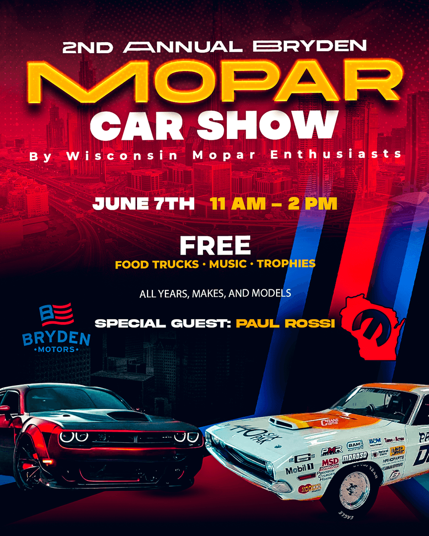 Mopar Car Show Featuring Paul Rossi June 7 2025