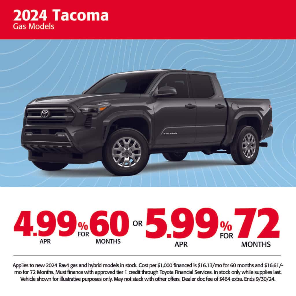 Toyota Tacoma Apr Incentives