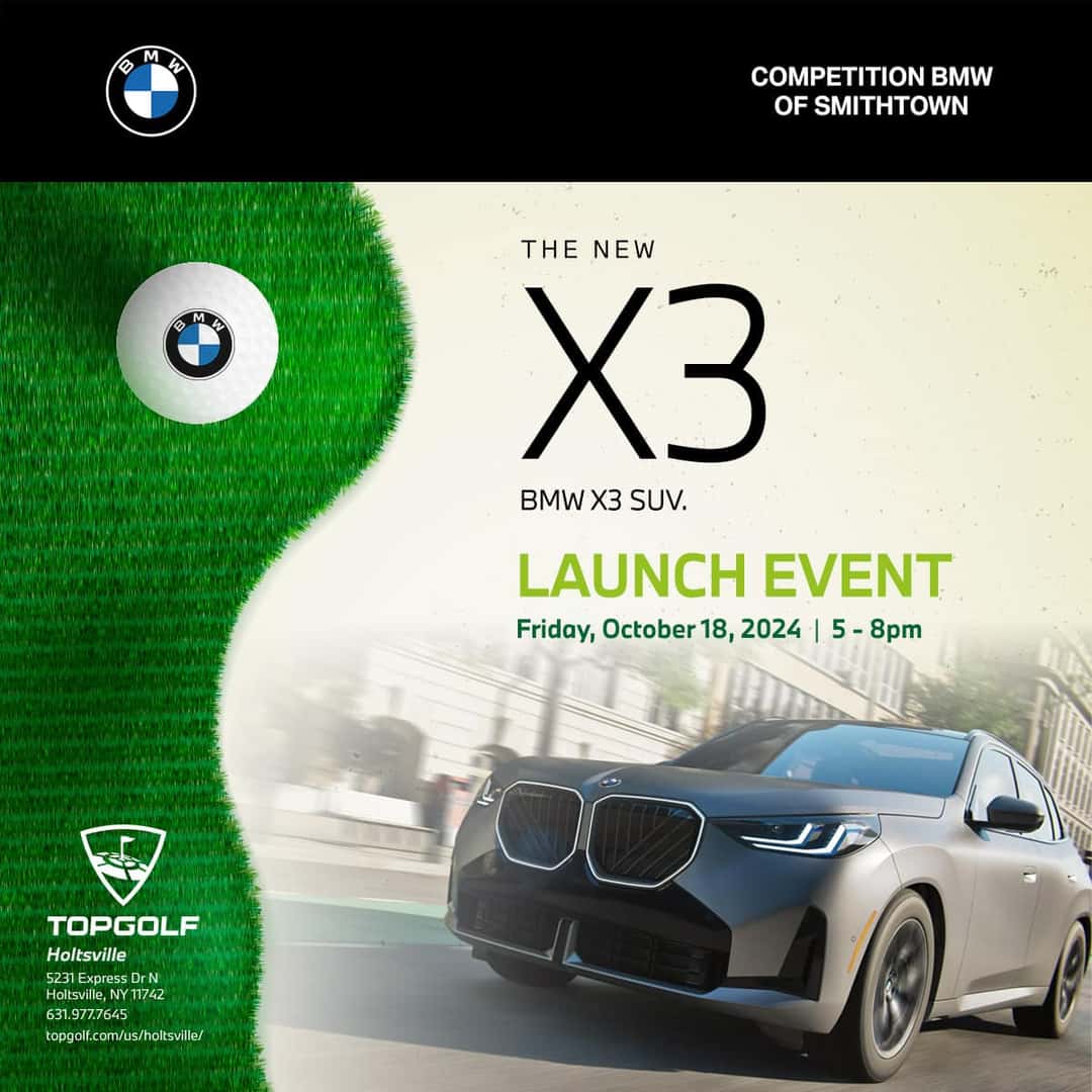 Competition BMW to host BMW X3 Launch Event on October 13th ...