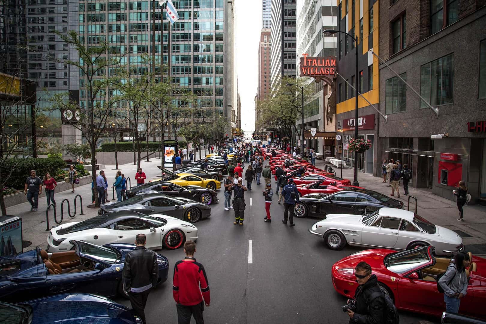 Ferrari Festival at the Italian Village in Chicago | Continental Ferrari
