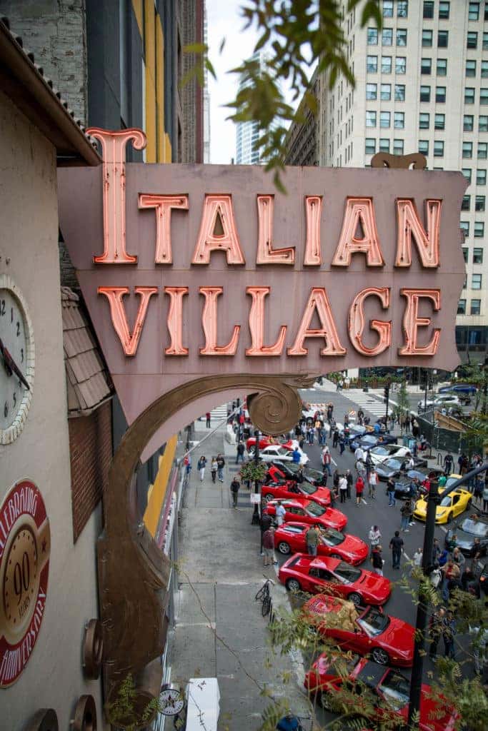 Ferrari Festival at the Italian Village in Chicago | Continental Ferrari