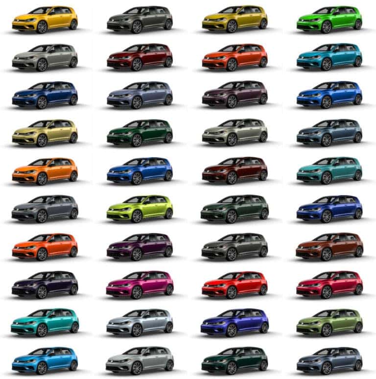 2019 VW Golf R Color Choices Available | 40 Colors on sale now