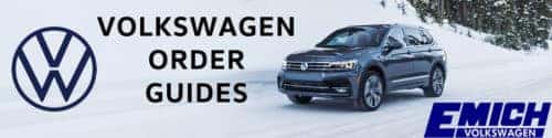 Free Volkswagen Order Guides to Download for VW Car and SUV Models