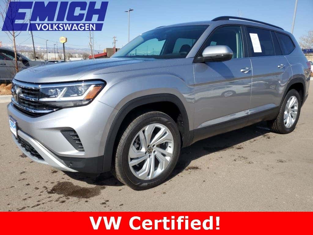 Visit Emich VW & Shop for the Certified Pre-Owned 2022 VW Atlas SUV!