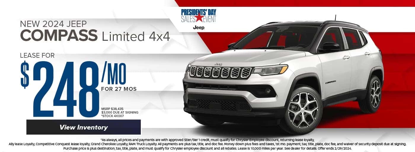 Lease Specials | Northland Chrysler Dodge Jeep Ram