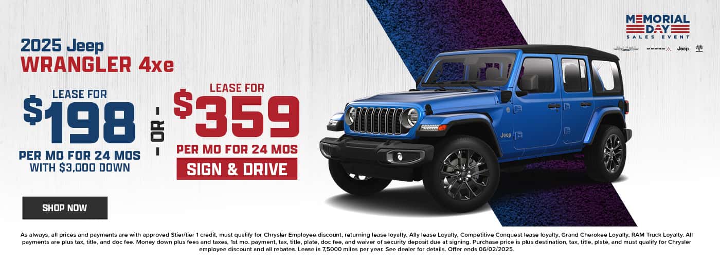 Lease Specials | Northland Chrysler Dodge Jeep Ram