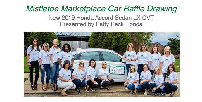 Mistletoe Marketplace 2019 Honda Accord Raffle | Patty Peck Honda