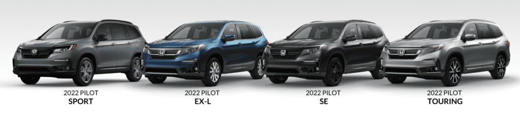 2022 Honda Pilot Trim Level Comparison - MS Honda Dealer