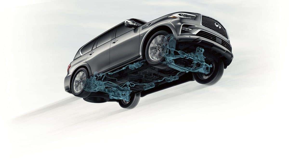 2019 INFINITI QX80 luxury SUV with Hydraulic Body Motion System