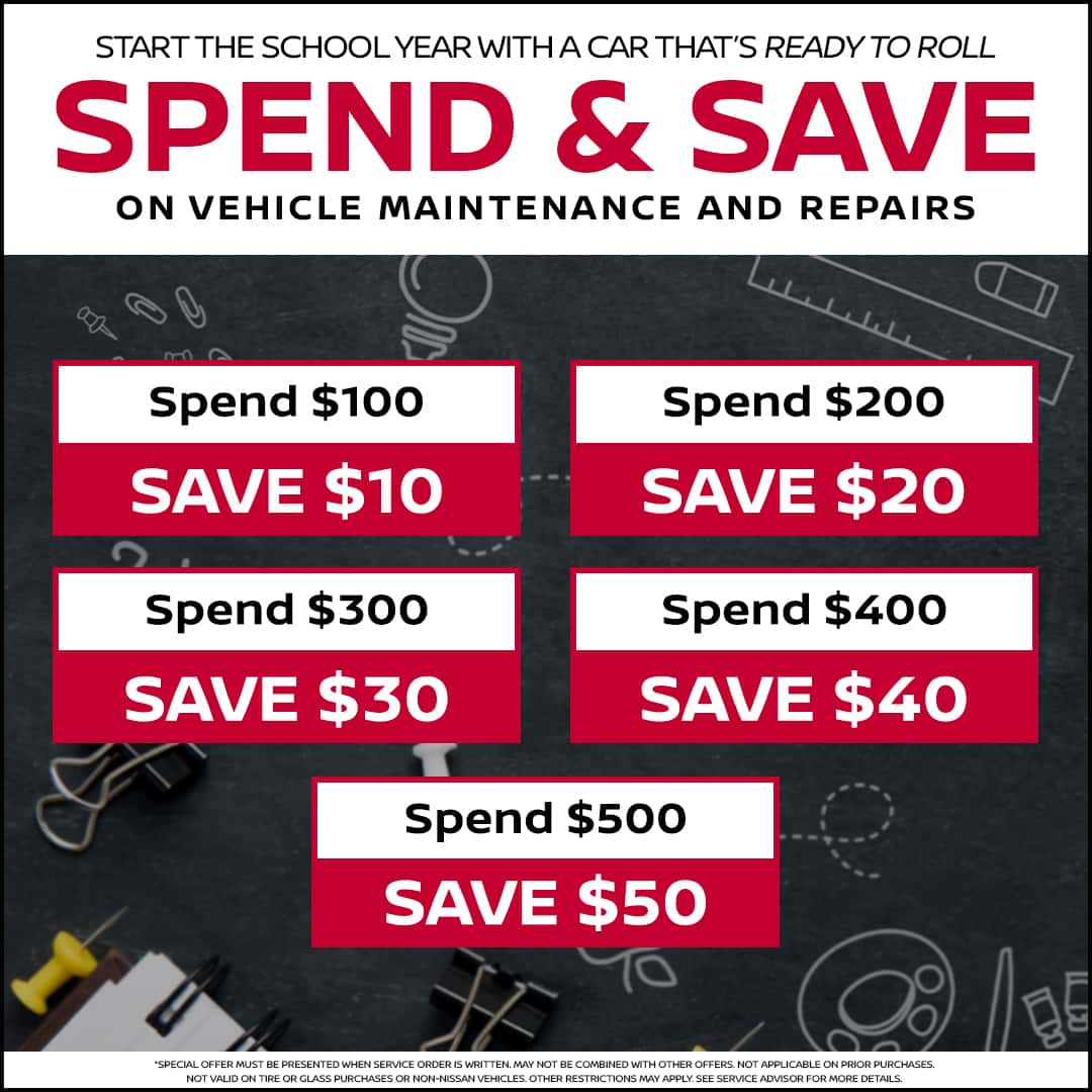 Nissan Service Coupons Fayetteville AR | Springdale | Service Specials