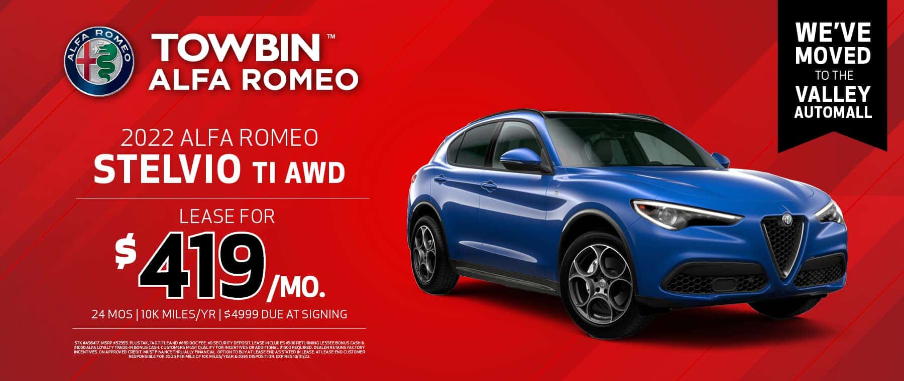 Current New Alfa Romeo Specials Offers | Towbin Alfa Romeo
