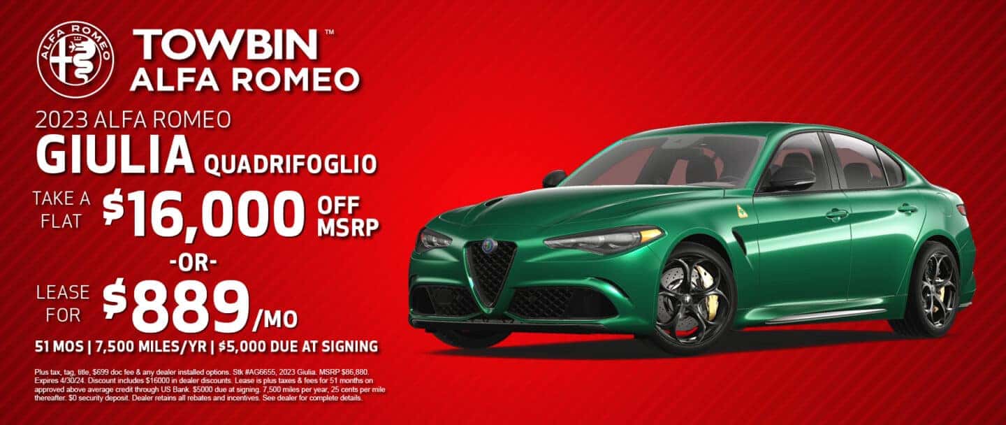 Alfa Romeo Giulia Quadrifoglio | Towbin Alfa Romeo