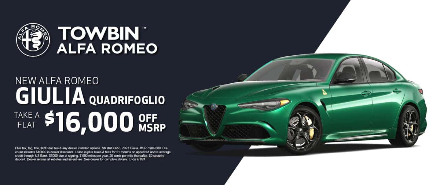 Alfa Romeo Giulia Quadrifoglio | Towbin Alfa Romeo