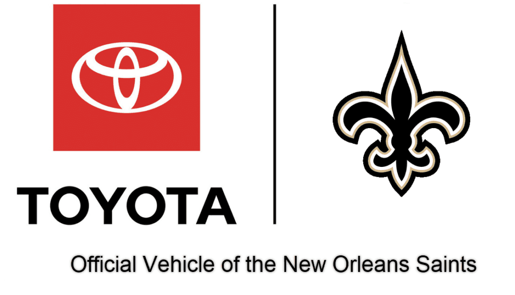 Toyota is the Official Vehicle of the New Orleans Saints
