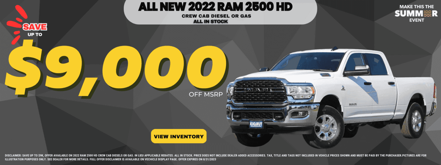 New Vehicle Specials | Turlock Chrysler Jeep Dodge Ram