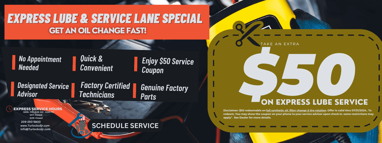 Service Coupons in Turlock | Turlock Chrysler Jeep Dodge Ram